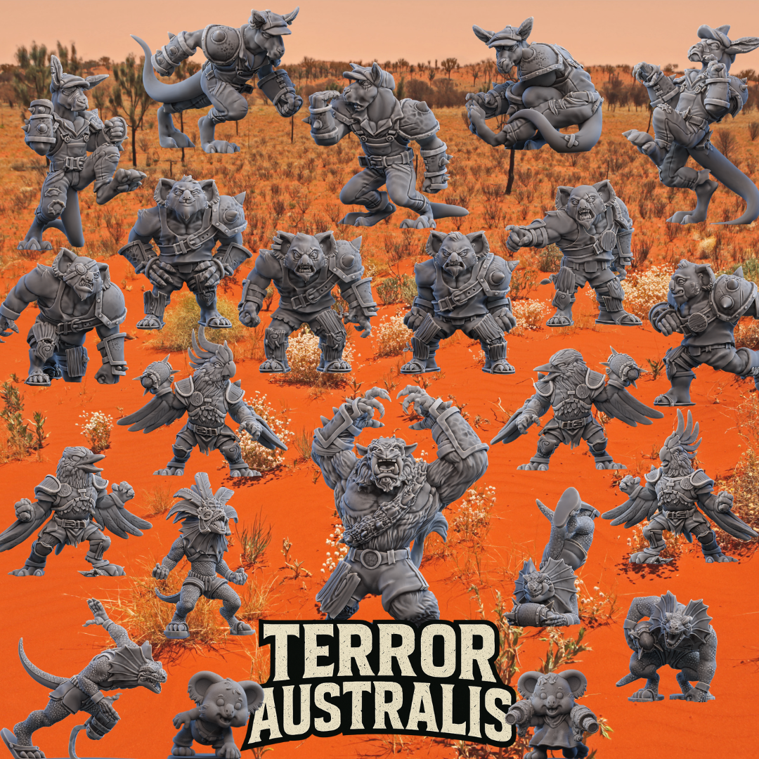 Australian Animals Team – Jester Prints
